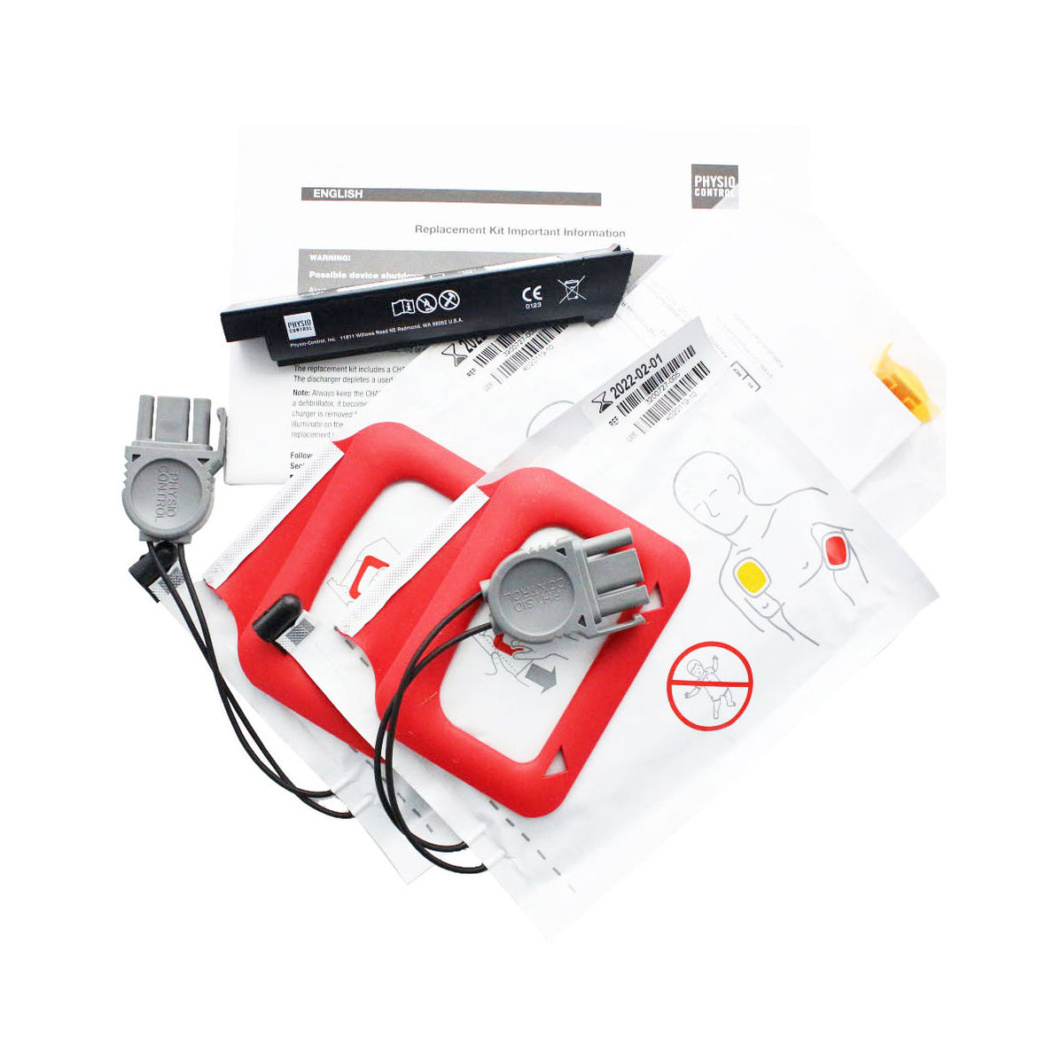 Physio-Control LIFEPAK CR Plus CHARGE-PAK™ (2 Sets of Electrodes ...