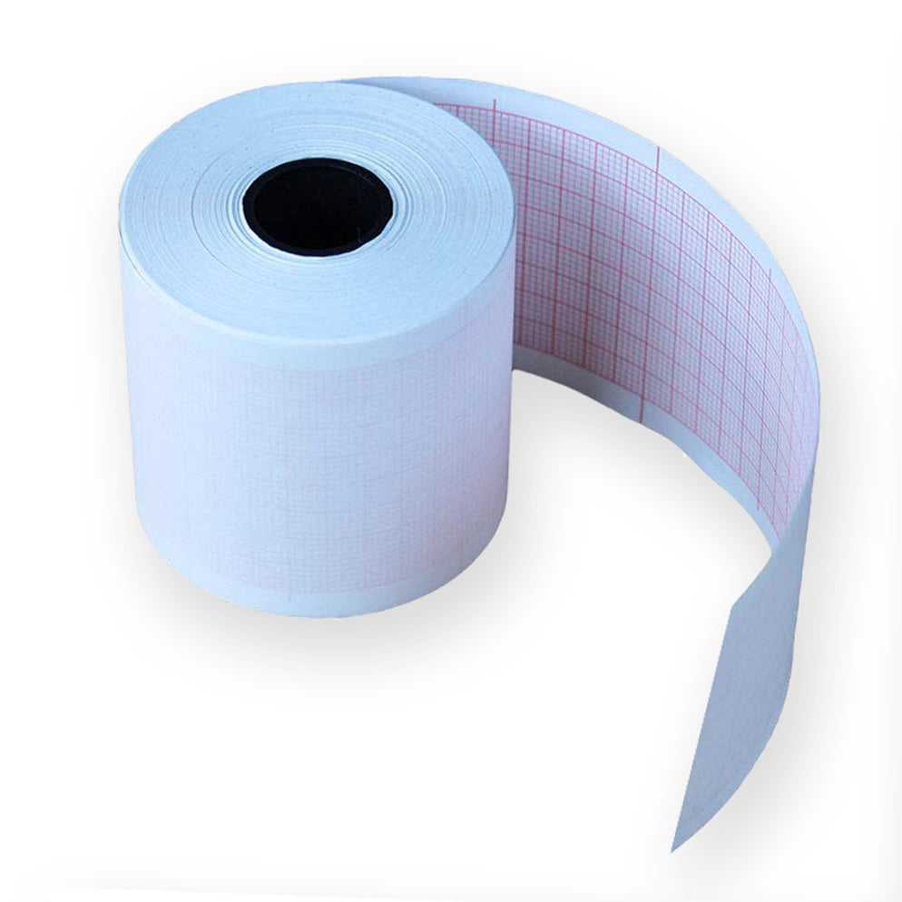 ZOLL 0650-0003 ECG/EKG Premium Recording Chart Paper - Red Grid ...