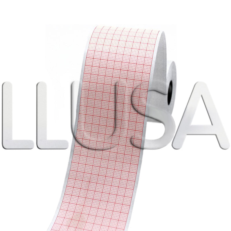 ZOLL 0650-0003 ECG/EKG Premium Recording Chart Paper - Red Grid ...